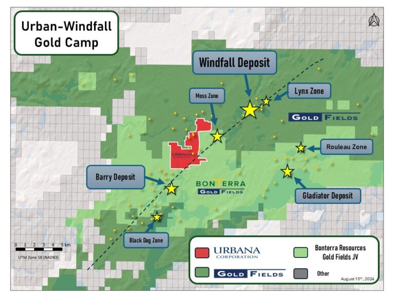 Gold Prospect - Urbana Corporation